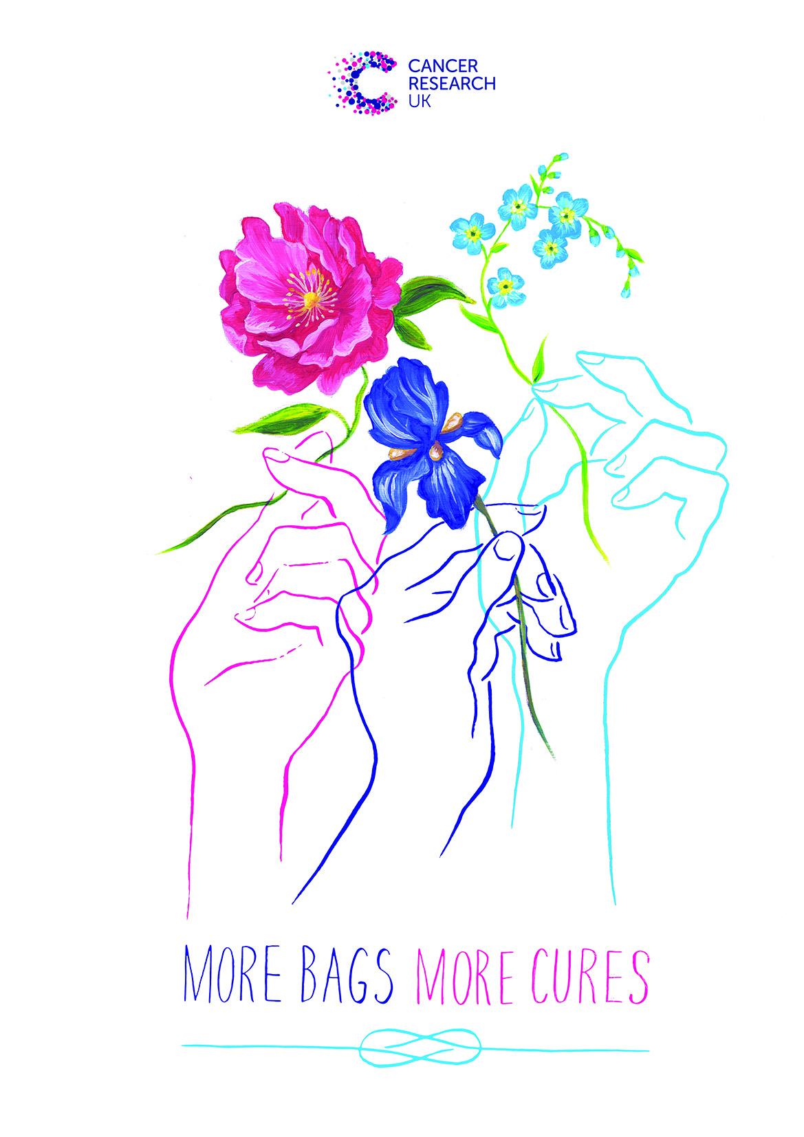 Cancer Research: Tote Bag Design – Yuliya Pankratova Illustration